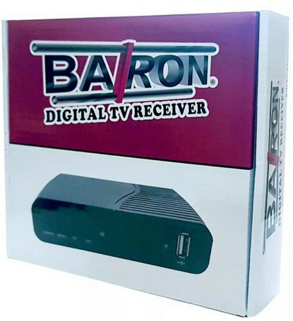 Baron Digital TV Receiver Box with HDMI cable – Electronics Boutique Online